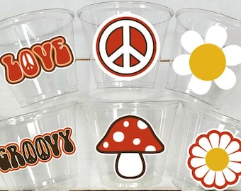 70'S PARTY CUPS 70's Birthday Cups 70's Party - Etsy