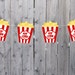Movie Party Garland, Movie Party Banner, Popcorn Banner, Popcorn ...