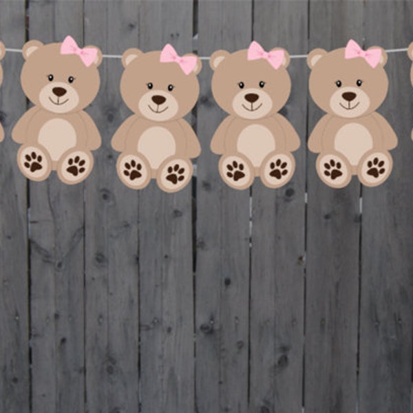 Teddy Bear Banner - Etsy