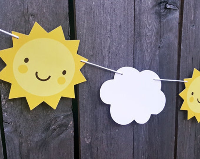 Sun Banner Sun Garland Sunshine Banner Sunshine Garland - Etsy