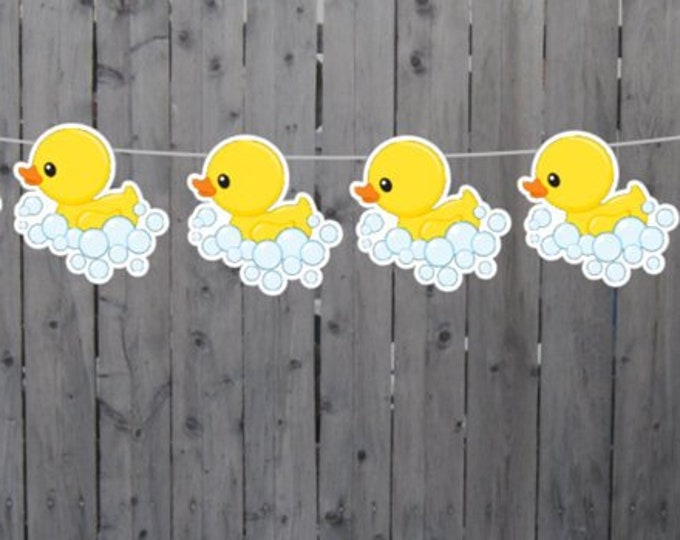 Custom Duck Banner, Rubber Duck Theme, Duck Decorations, Duck Birthday ...