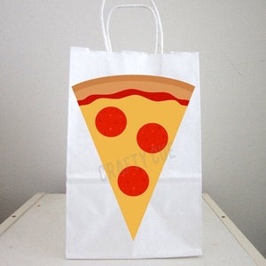 Pizza Goody Bags, Pizza Favor Bags, Pizza Gift Bags, Pizza Goodie Bags ...