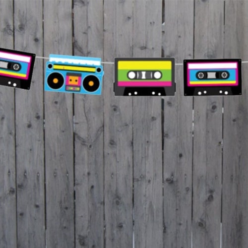 80's Garland 80's Banner 80's Birthday Banner - Etsy