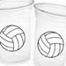 VOLLEYBALL PARTY CUPS - Volleyball Party Cups Volleyball Birthday ...