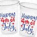 Happy 4th of July Party Cups USA Party Cups 'merica Cups - Etsy