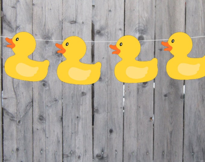 Custom Duck Banner, Rubber Duck Theme, Duck Decorations, Duck Birthday ...