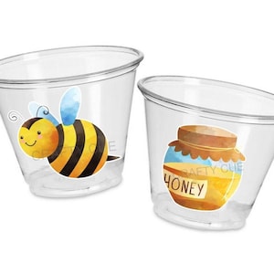 BUMBLE BEE PARTY Cups - Bumble Bee Cups Bumble Bee Baby Shower Bumble ...