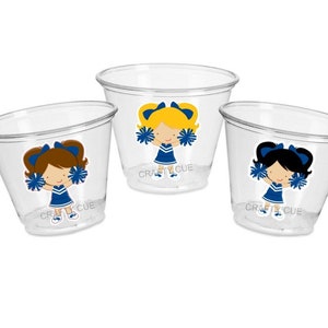 CHEERLEADER PARTY CUPS - Cheer Party Cups Cheerleader Party Cups Cheer ...