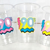 Back to the 2000'S PARTY CUPS 00's Birthday Cups 2000's Party Cups 00's ...