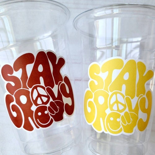 70s PARTY CUPS 70's Birthday Cups 70s Party Cups 70s - Etsy