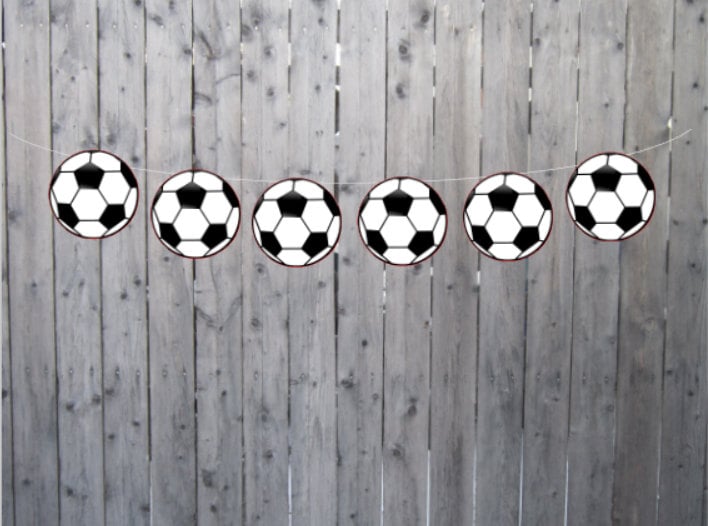 Soccer Banner Soccer Garland Sports Banner Sports Garland | Etsy