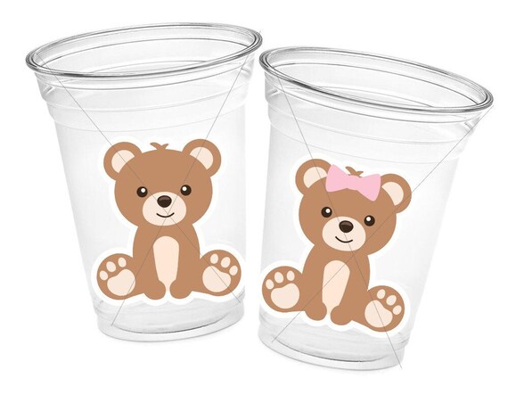 Teddy Bear Party Cups Teddy Bear Treat Cups Teddy Bear | Etsy