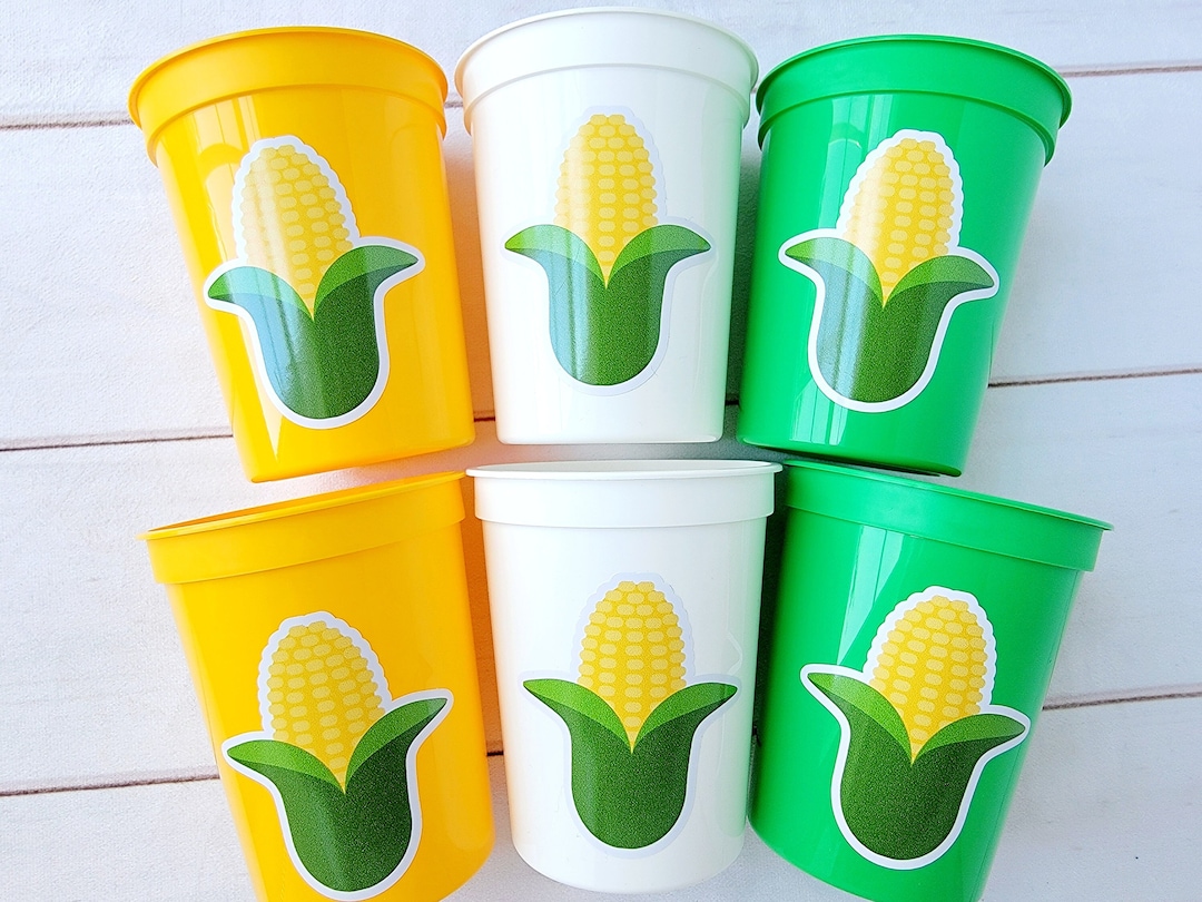 CORN PARTY CUPS - Fall Party Cups Harvest Party Cups Harvest Birthday ...
