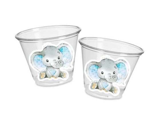 ELEPHANT PARTY CUPS Elephant Cups Elephant Decorations | Etsy