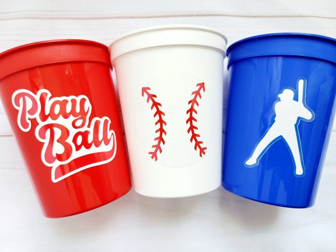 BASEBALL PARTY CUPS - Baseball Cups Baseball Party Cups Baseball ...