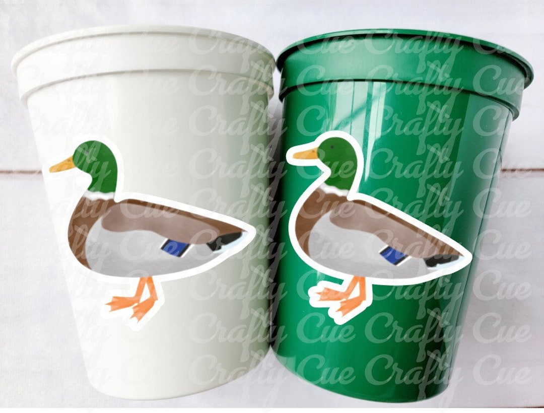 DUCK PARTY CUPS - Duck Birthday Duck Party Duck Baby Shower Duck Party ...
