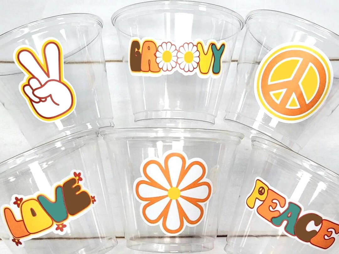 70'S PARTY CUPS - 70's Birthday Cups 70's Party Cups 70's Decorations ...