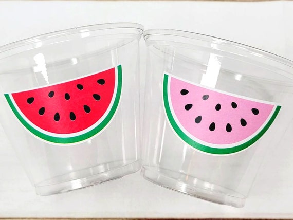WATERMELON PARTY CUPS - Watermelon Party Favors Watermelon Treat Cups ...