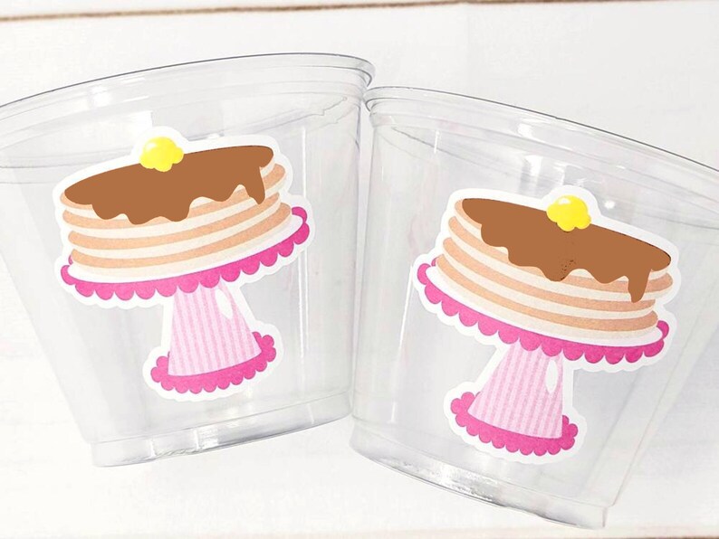 Pancake Party Cups, Pancake Treat Cups, Pancake Birthday, Pancake Party ...