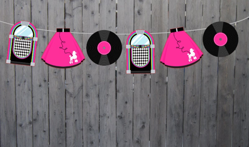 50's Party Goody Bags 50's Party Favor Bags 50's - Etsy