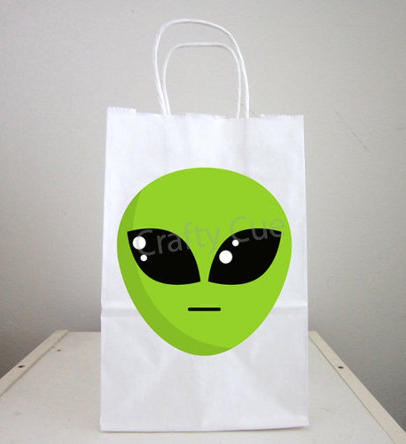 Alien Goody Bags Alien Party Bags Alien Gift Bags UFO - Etsy