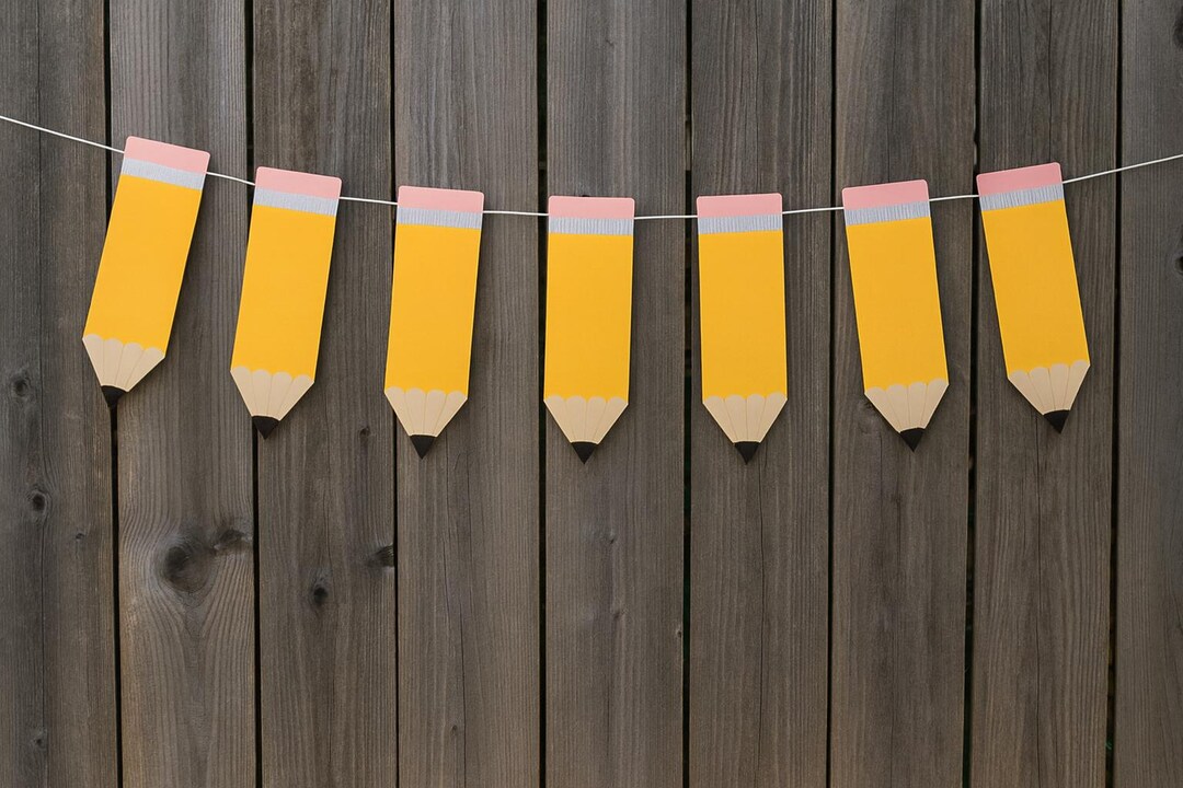 Back to School Decorations, Pencil Banner, Pencil Garland, Pencil ...