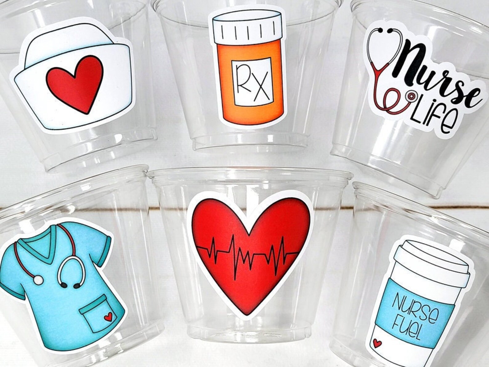 NURSING PARTY CUPS Doctor Party Cups Nurse Party Cups - Etsy
