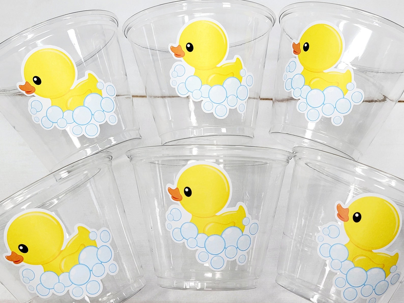 DUCK PARTY CUPS Duck Birthday Duck Party Duck Baby Shower - Etsy