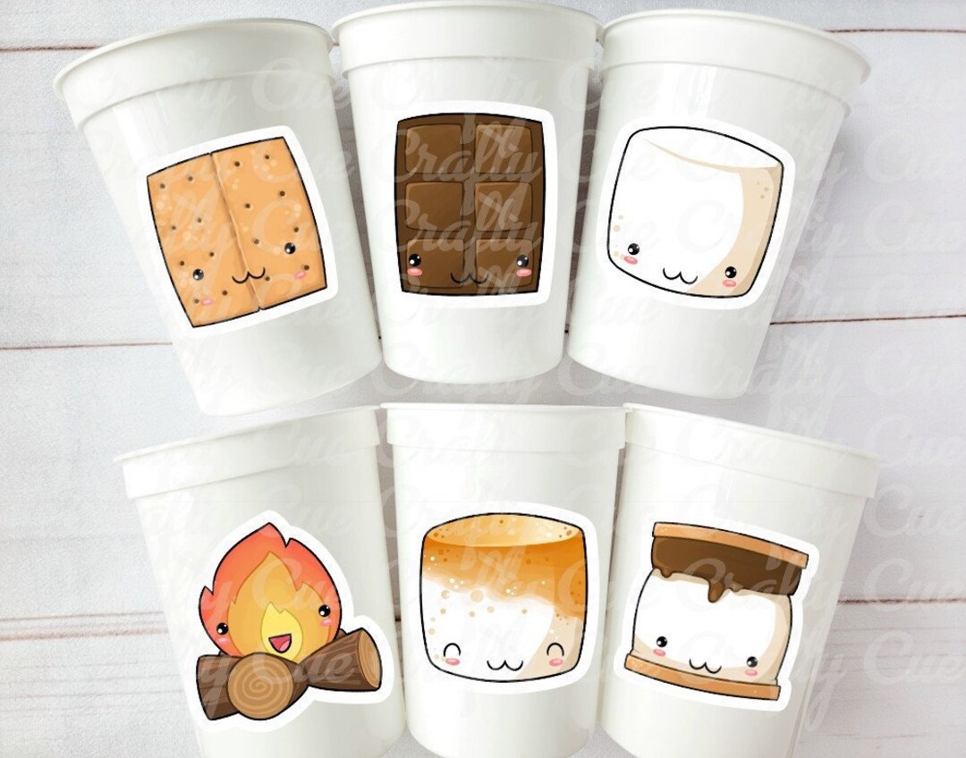S'MORES PARTY CUPS - S'mores Cups Smores Party Decorations Smores Party ...