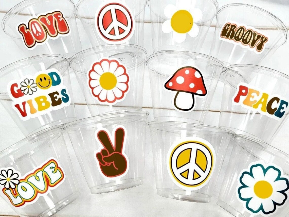 70'S PARTY CUPS 70s Party Cups 70's Birthday Cups - Etsy