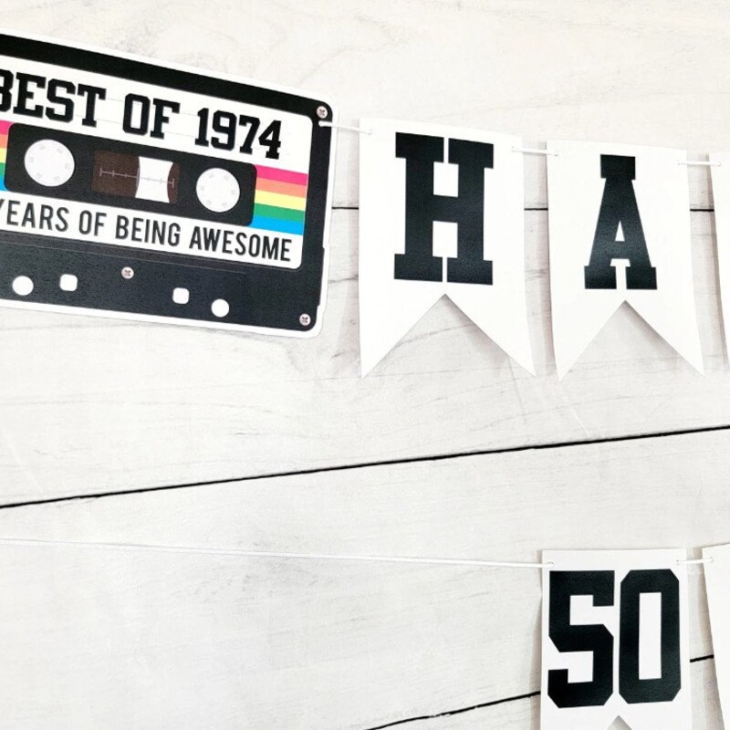 50th Birthday Party With 70’s Theme - Etsy