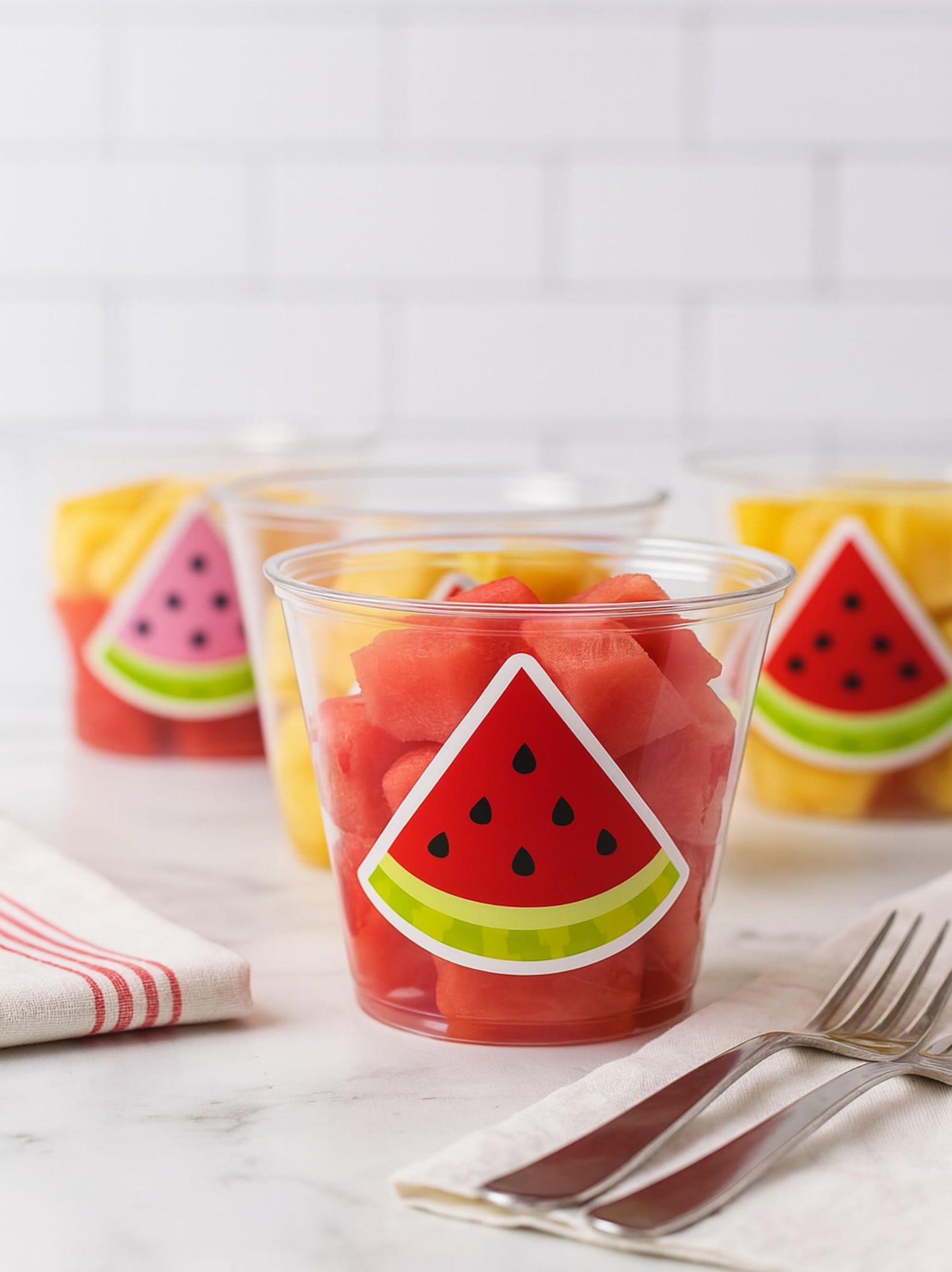 WATERMELON PARTY CUPS - Watermelon Party Favors Watermelon Treat Cups ...