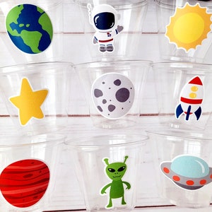 SPACE PARTY Cups Rocket Party Cups Space Party Favors Astronaut ...