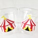 CIRCUS PARTY CUPS Circus Birthday Cups Circus Party Favors Circus Tent ...