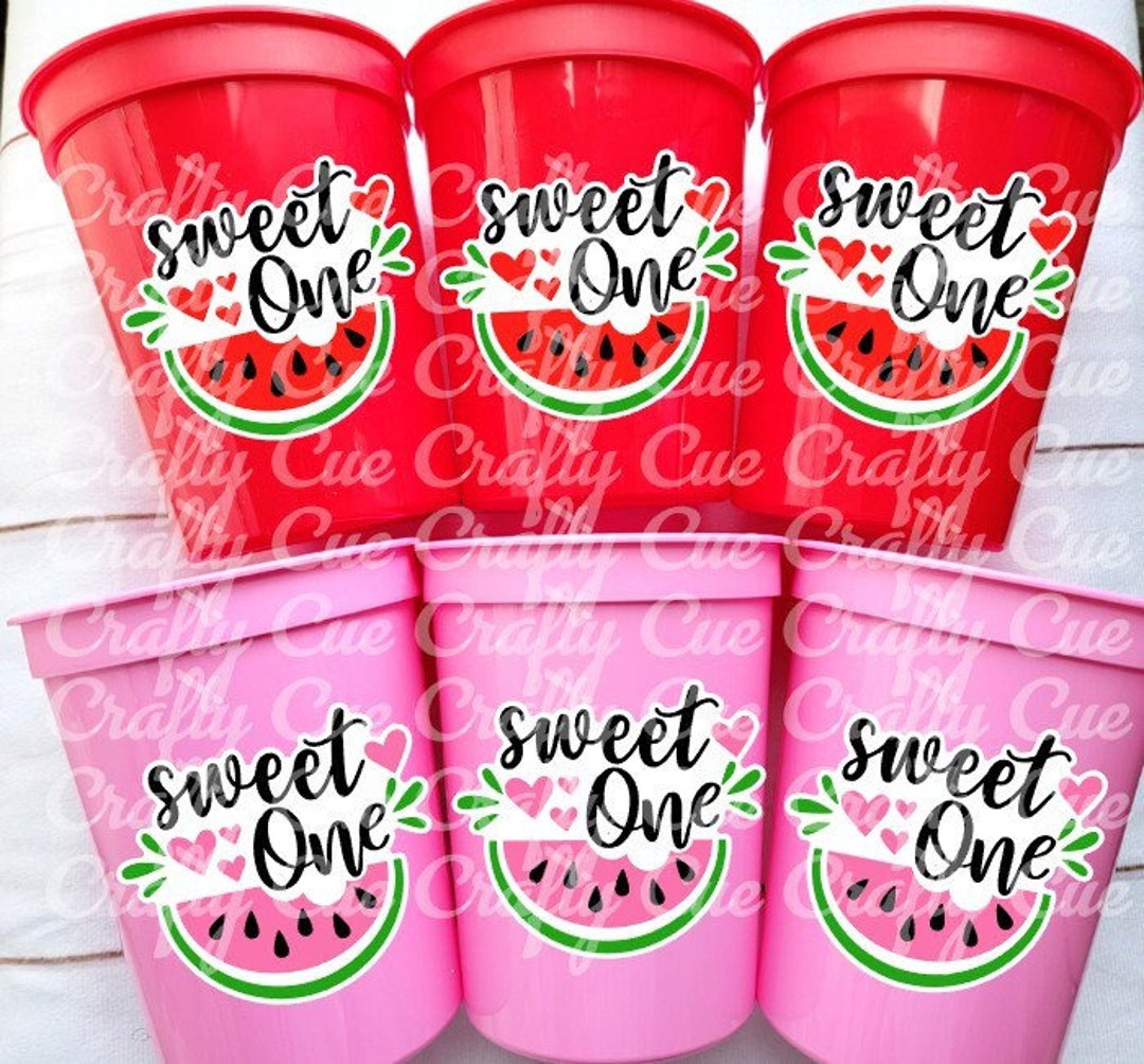 WATERMELON PARTY CUPS - Watermelon Party Favors Watermelon Treat Cups ...