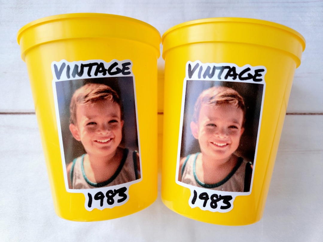 Custom Plastic Party Cups Personalized Party Cups Personalized 40th ...