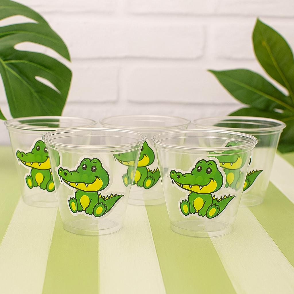 ALLIGATOR PARTY CUPS - Alligator Birthday Cups Alligator Party Favors ...