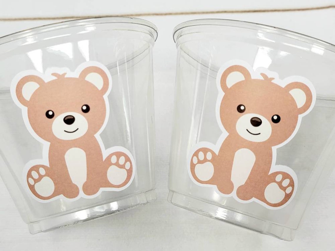 Teddy Bear Party Cups, Teddy Bear Treat Cups, Teddy Bear Birthday ...