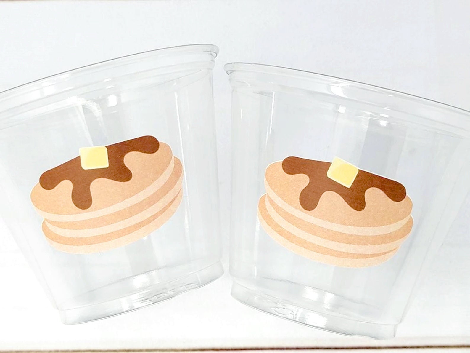 Pancake Party Cups, Pancake Treat Cups, Pancake Birthday, Pancake Party ...