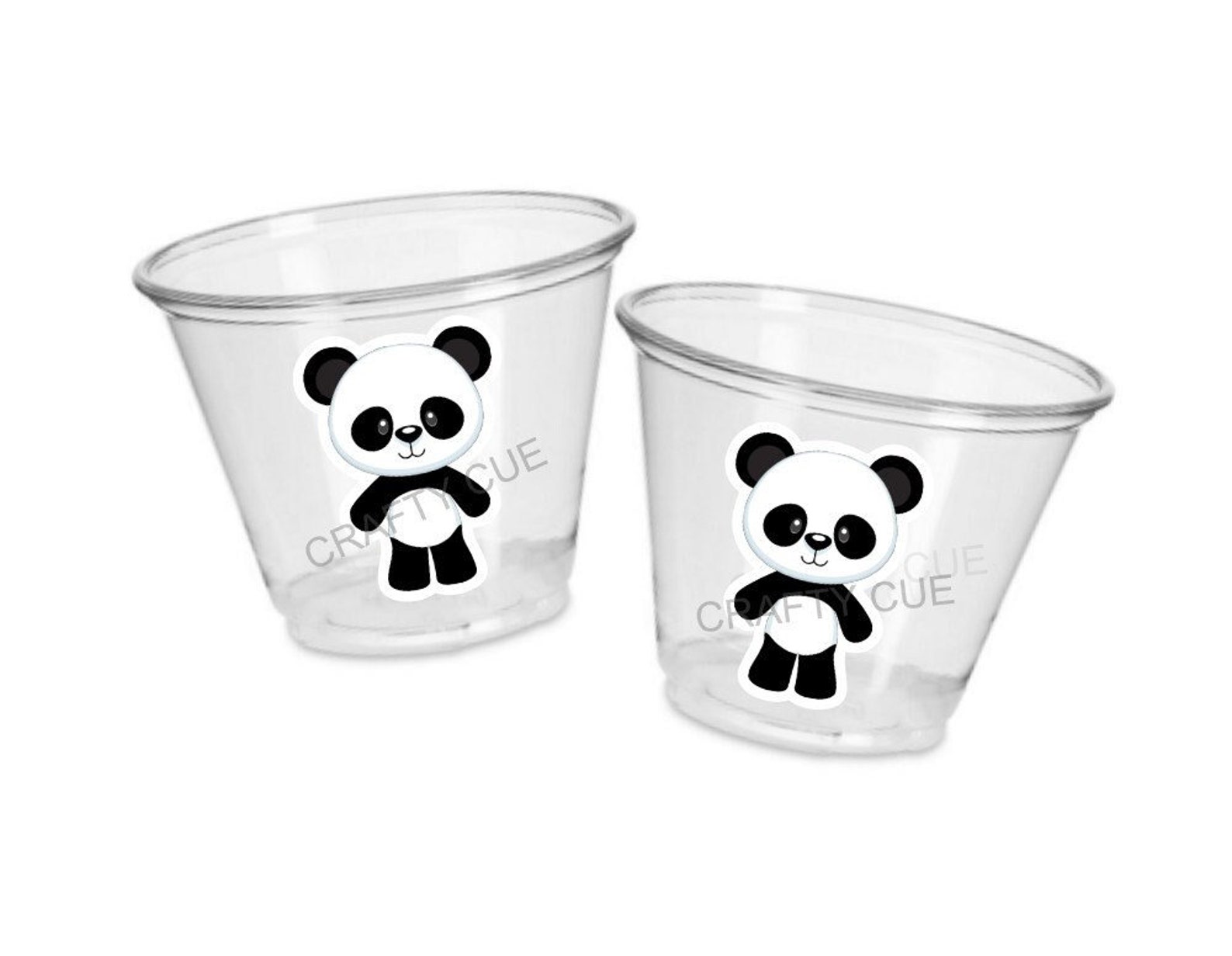PANDA BEAR Party Cups Panda Treat Cups Panda Favor Panda - Etsy