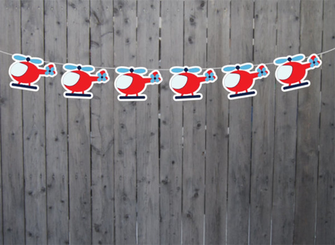 HELICOPTER Garland, Helicopter Garland, Helicopter Banner, Helicopter ...