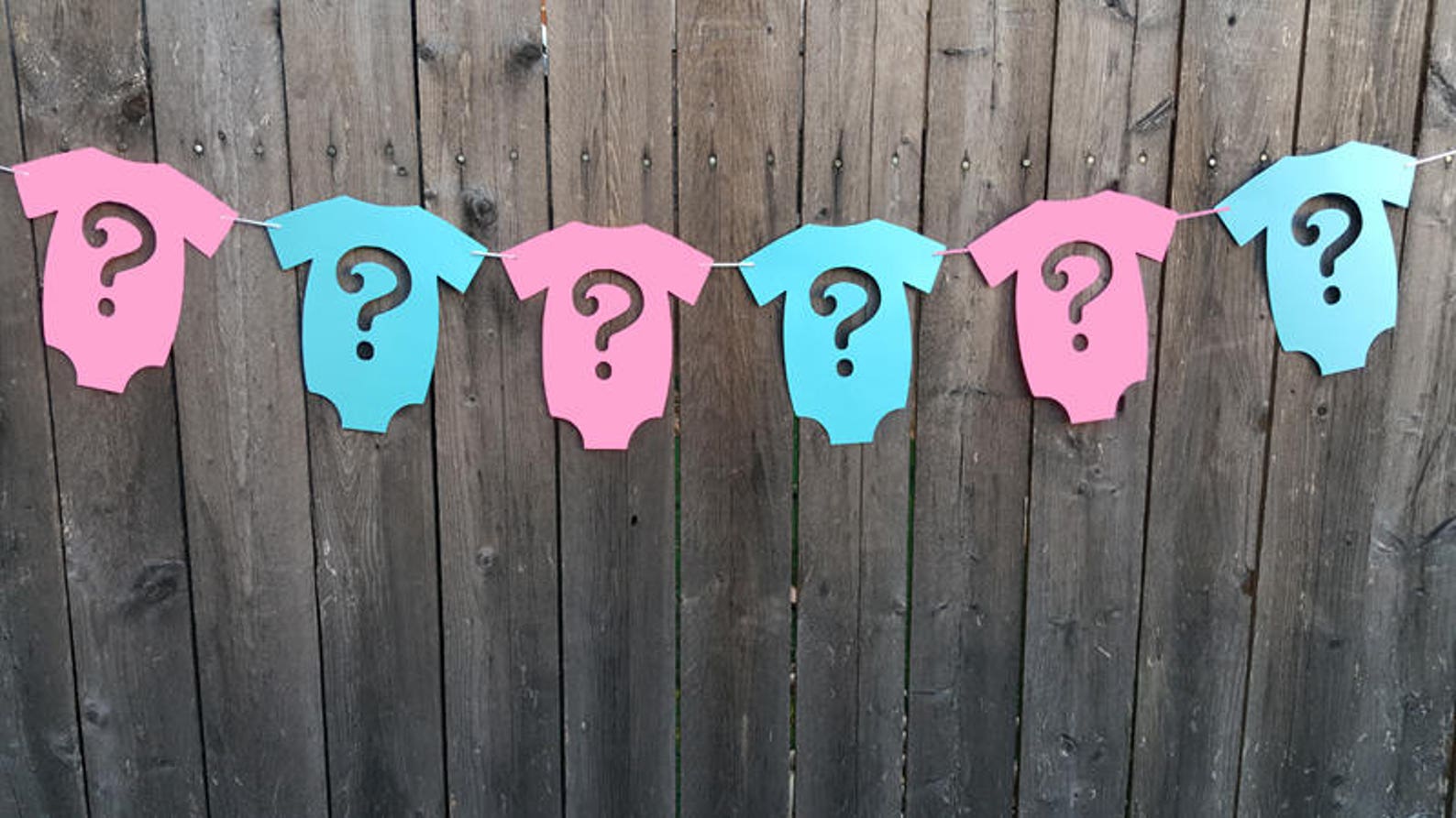 Gender Reveal Banner Gender Reveal Gender Reveal Party Girl - Etsy