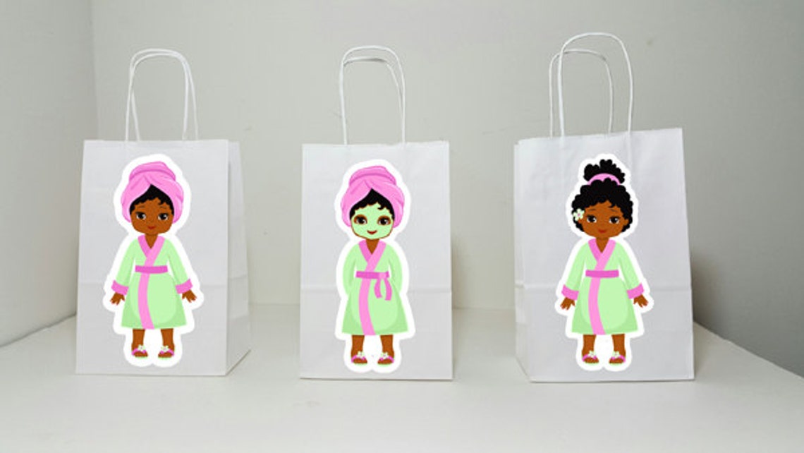 Spa Goody Bags Spa Favor Bags Spa Party Bags Spa Party - Etsy