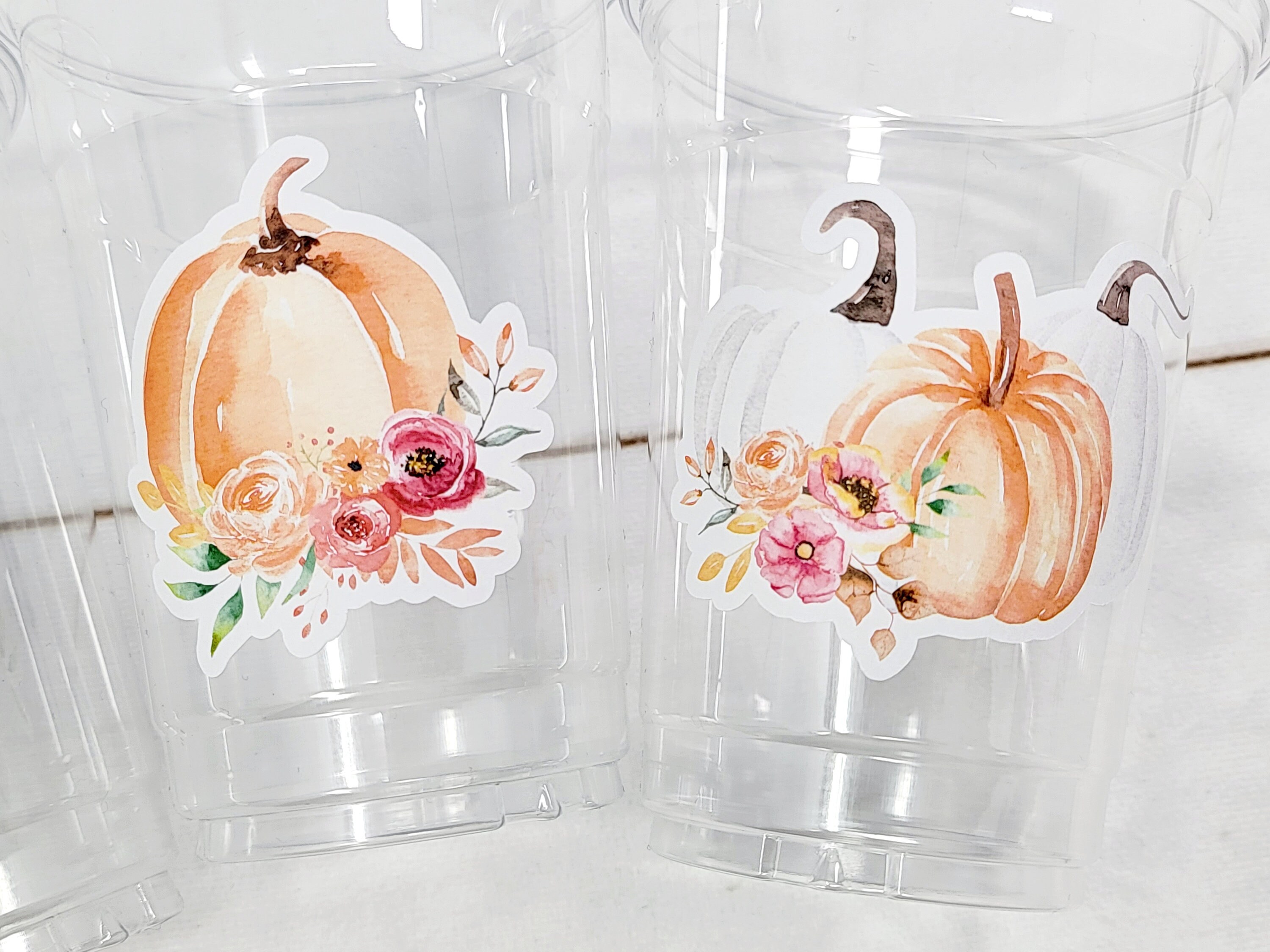 FALL PUMPKIN PARTY Cups Fall Party Cups Little Pumpkin Cups - Etsy