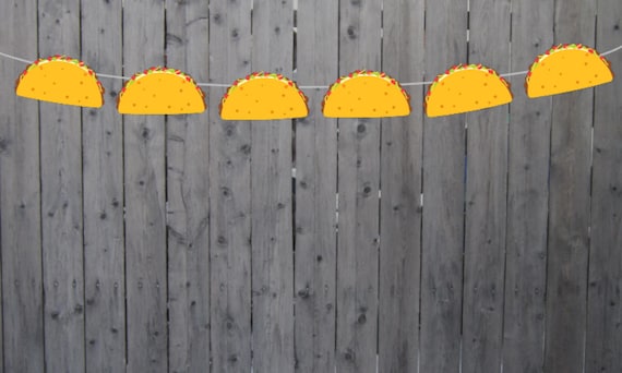 Taco Garland, Taco Banner, Taco Birthday, Taco Twosday, Taco Tuesday ...