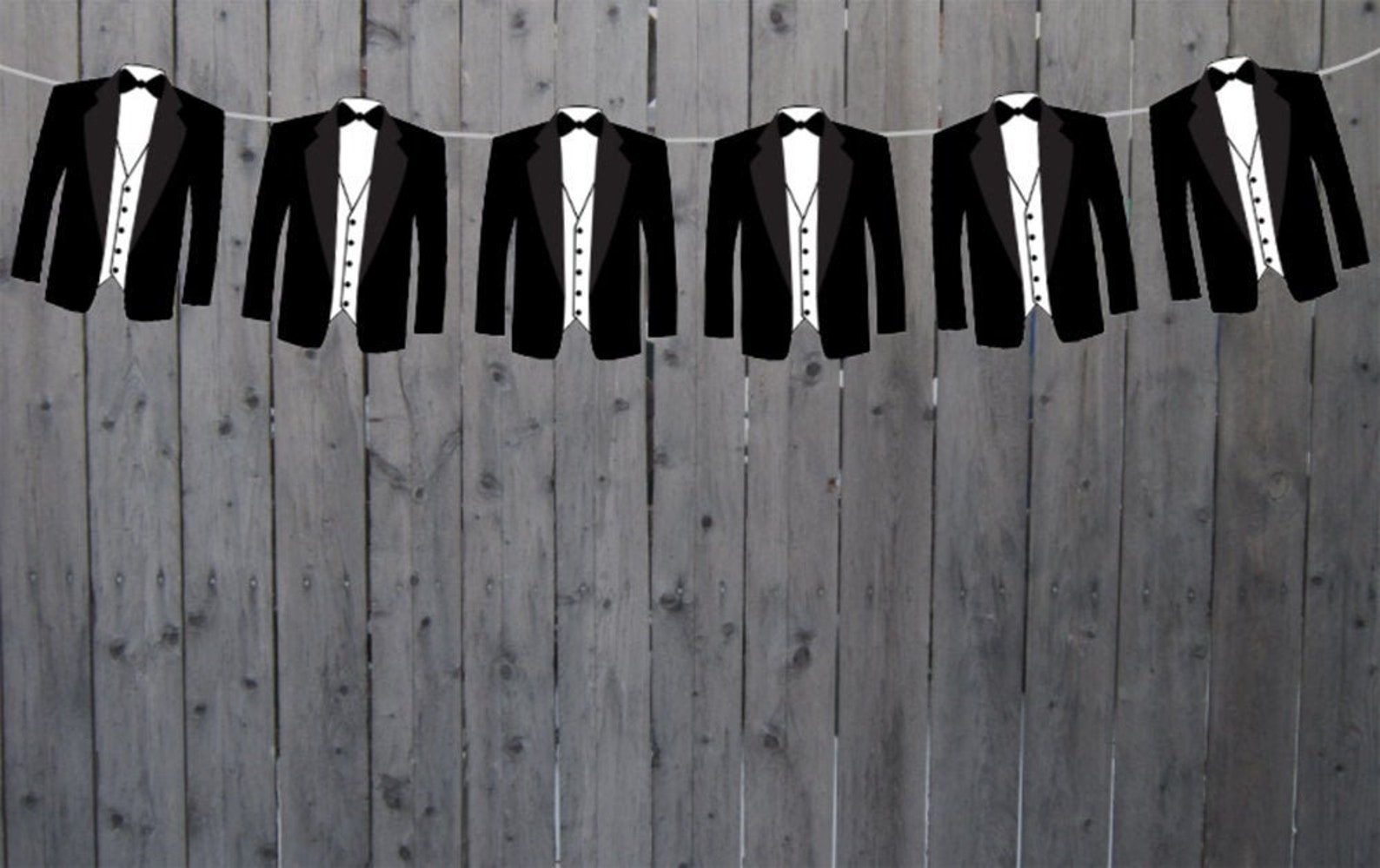 TUXEDO Garland, Tuxedo Banner, Wedding Banner, Wedding Garland, Tux ...