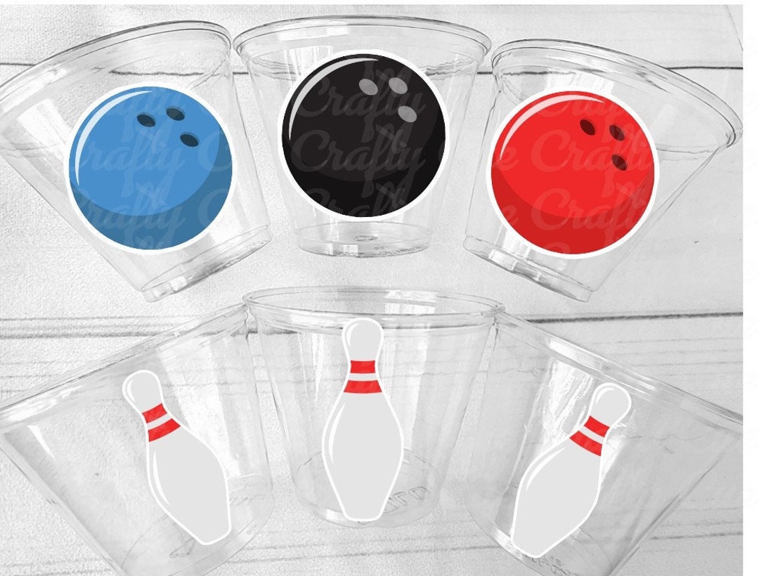 BOWLING PARTY CUPS - Bowling Birthday Cups Bowling Cups First Birthday ...