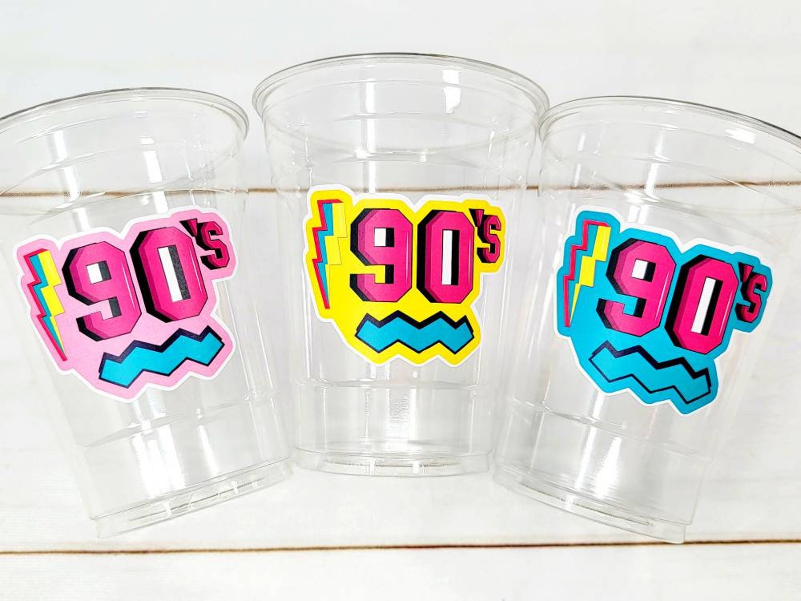 I Love the 90'S PARTY CUPS 90's Birthday Cups 90's Party Cups 90's ...