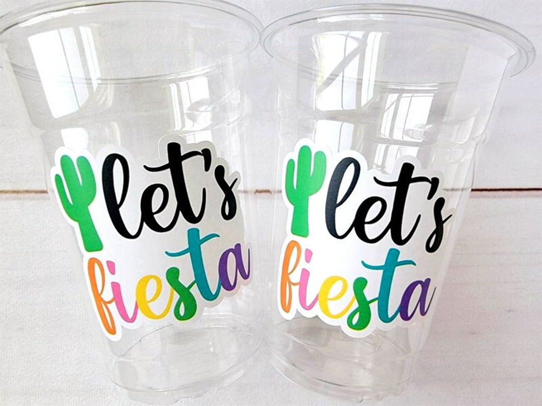 FIESTA PARTY Cups - Fiesta Party Birthday Fiesta Favors Last Fiesta ...