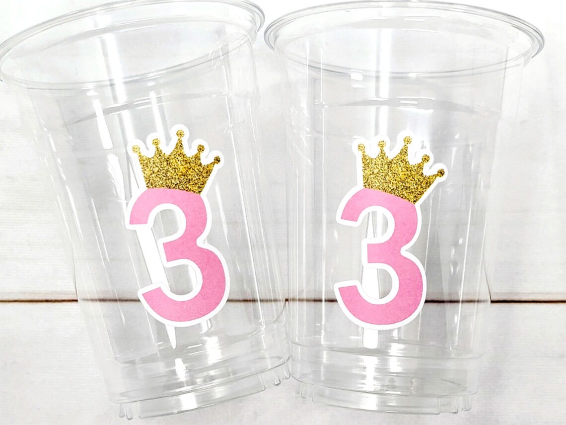 PRINCESS PARTY CUPS - Princess Birthday Cups Princess Party Cups ...